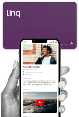 Linq Digital Business Card - Smart NFC Contact and Networking Card ...
