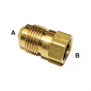 Amazon.com: RV Motorhome Propane Fitting 3/8"" x 1/2"" FPT coupling ...