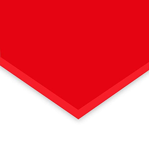 Amazon.com: Online Metal Supply Expanded PVC Sheet 3mm x 24" x 48", Red ...