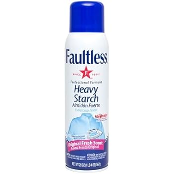 Amazon.com: FAULTLESS Heavy Spray Starch 20 oz Cans (Pack of 2): Home ...
