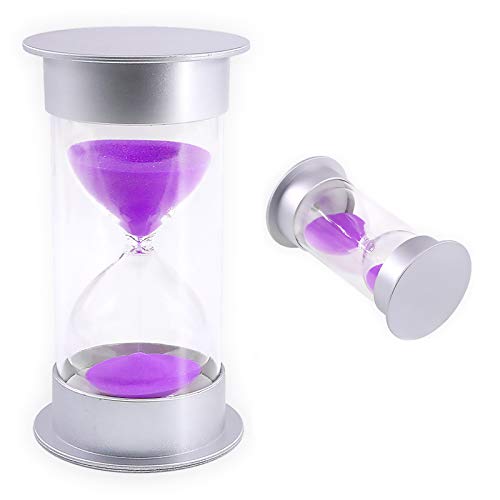 Swpeet Purple Sand Timer Hourglass Sandglass Timer Sand Clock Timer for ...