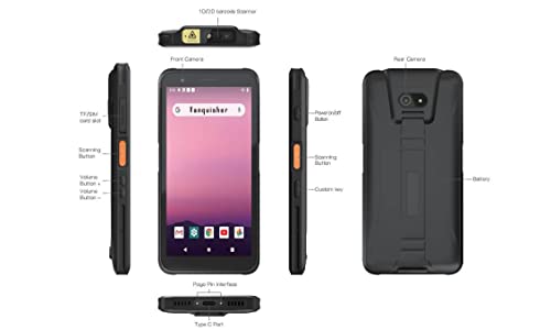 Vanquisher Rugged Android Handheld PDA With 1D 2D Barcode Scanner ...