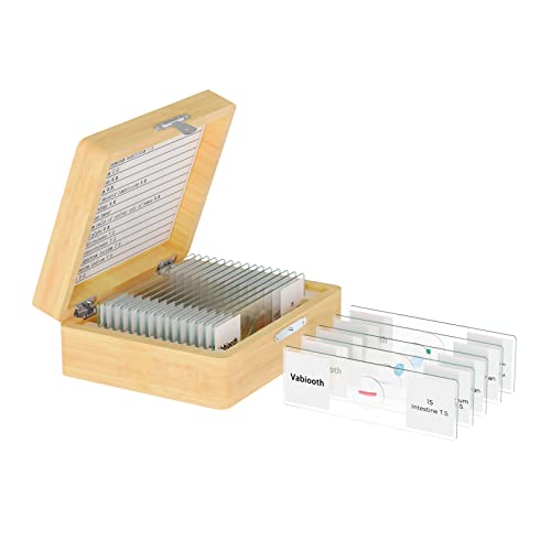 Glass Slides For Microscope AmScope PS50 Prepared Microscope Slide Set ...