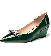 Amazon.com | WAYDERNS Women's Slip On Patent Leather Square Toe Low ...