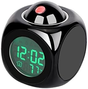 Wisfunlly Projection Alarm Clock, Smart LED Digital Clock Projector on ...