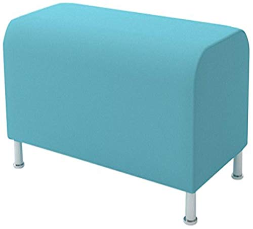 Amazon.com: Steelcase Turnstone Alight Bench Ottoman, Maya Blue Fabric ...