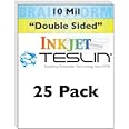 Amazon.com : Inkjet Teslin Synthetic Paper - 25 Sheets : Identification ...