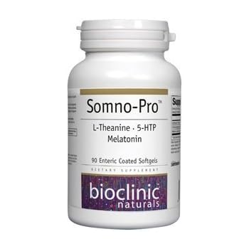 Amazon.com : Bioclinic Naturals, Somno-Pro 90 gels with Melatonin, 5HTP ...