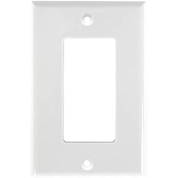 Power Gear, White, Single Rocker Toggle Switch Oversized Wall Plate ...