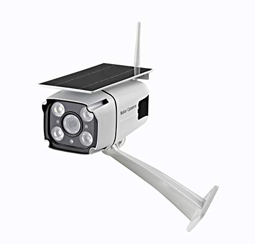 Eversecu 3216549917 Solar Powered Wireless Security Camera-2.4Ghz WiFi ...