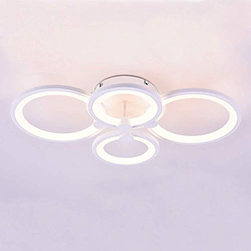 ROYAL PEARL Modern Ceiling Light Dimmable Chandelier Led Flush Mount ...