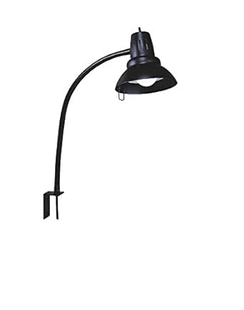 Electrix 7290 BLACK Gooseneck Work Lamp, Incandescent, L Bracket ...