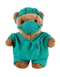 Osito de peluche Doctor con traje de cirujano: Amazon.es: Juguetes y juegos