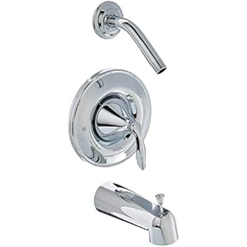 Moen T62133 Eva Posi-Temp Tub and Shower Trim Kit without Valve, Chrome - Faucet Trim Kits ...