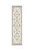 RUGGABLE Damali Runner Rug - Perfect Boho Washable Rug for Entryway ...