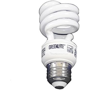 Greenlite 13W Warm White Spiral CFL Bulb, E26 Base - Compact ...