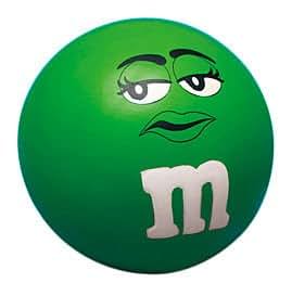 Amazon.com: M&M Green Stress Ball GREEN: Health & Personal Care