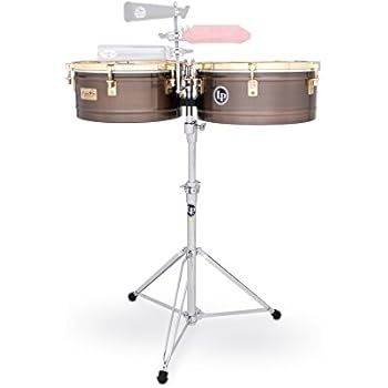 Amazon.com: Latin Percussion John Dolmayan Mini Timbales with Cowbell ...