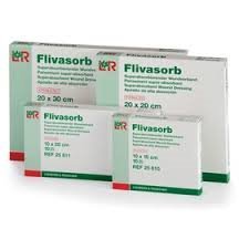 Flivasorb superabsorbent wound dressing 20cm x 20cm (x10): Amazon.co.uk ...