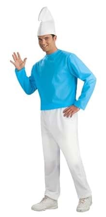Amazon.com: Adult Smurf Costume, Blue/White, X-Large: Clothing