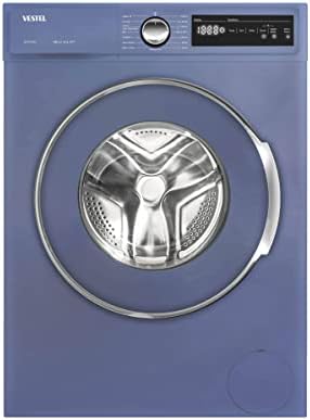 Vestel 8KG Steam Function Blue Washing Machine, Made in Turkey, 1200 ...