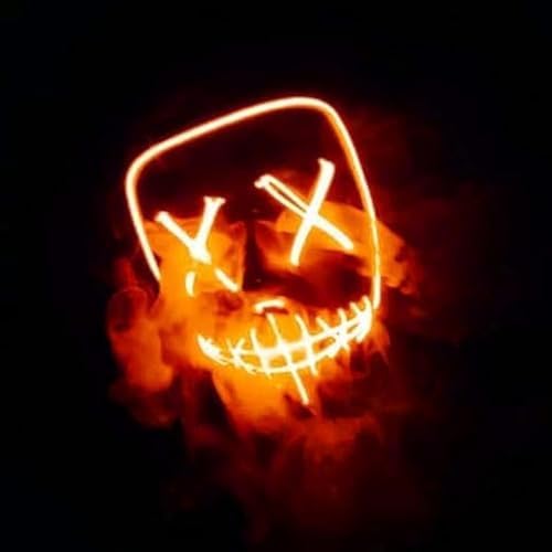 سعر Halloween Mask, LED Light up Mask LED Mask Scary mask for Festival ...