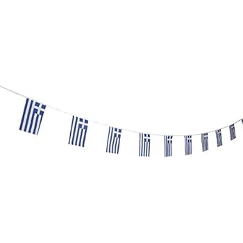 Amazon.com : Greece | Grecian | Greek Flag Toothpicks (100) : Garden ...