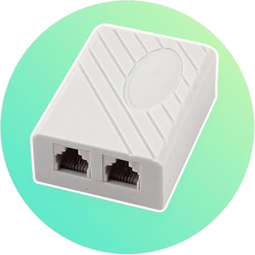 سعر ADSL Landline Phone Modem Splitter - RJ 11 Female Plug to Dual ...