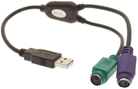 USB to 2 port PS/2 adapter – BigaMart