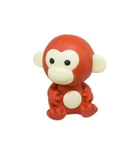 Amazon.com : Iwako Brown Monkey eraser by UNK : Childrens Pencil ...