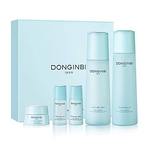 DONGINBI Hydra Bounce Korean Skin Care Set - Face Toner, Lotion, and Moisturizer with Red ...