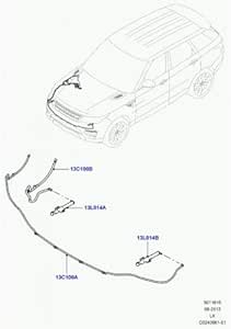 Amazon.com: Genuine LAND ROVER HEADLAMP WASHER JET RANGE ROVER 2013 ...