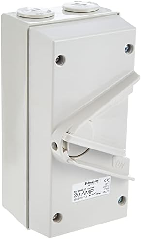 Schneider Electric 20A 250V Surface Mount Single Pole Isolating Switch ...