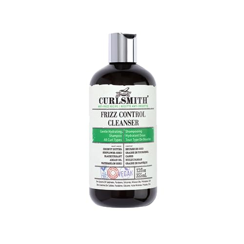 CURLSMITH - Frizz Control Cleanser, Gentle Hydrating Hair Shampoo, for ...