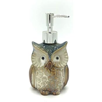 Amazon.com: Midwood Ceramic Owl Countertop Soap Dispenser: Home & Kitchen