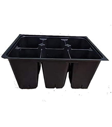 Seed Trays With Lids Jorzer 6 Cell Seed Tray, 3 Silicone Trays, Anti ...