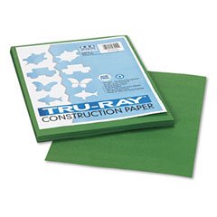 Buy Tru-Ray Heavyweight Construction Paper, Dark Green, 9" x 12", 50 ...