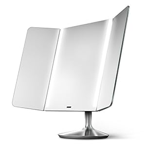 Amazon.com: simplehuman Sensor Mirror Pro Wide View, Lighted Vanity ...
