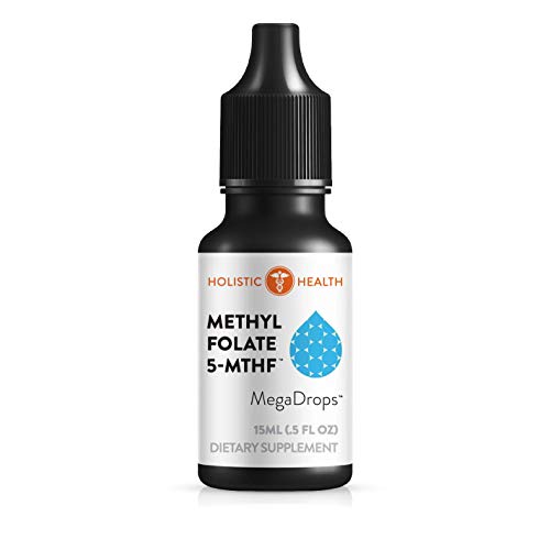 Holistic Health Methyl FOLATE 5-MTHF Drops - Liquid Vitamins Folate ...