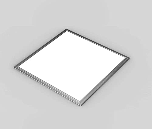 LED 80W Panel Ceiling Light 60 x 60 cm Square Aluminium 6500-7000K ...