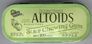 Amazon.com : ALTOID ALTOIDS SOURS SOUR APPLE CHEWING GUM RARE ...