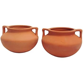 Amazon.com: Newly designed natural terracotta fallen pot or hanging pot ...