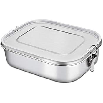 Amazon.com - Stainless Steel Rectangular Kimchi Food Storage Container ...