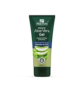 Amazon.com : Aloe Pura Organic Aloe Vera Gel & Vitamin A C & E 6.8 fl oz : After Sun Skin Care ...