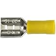 Amazon.com: K4 3/8" Yellow Female Slide On Terminal For 10-12 Gauge ...