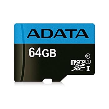 Amazon.com: ADATA Premier 64GB microSDHC/SDXC UHS-I U1 Class 10 Memory ...