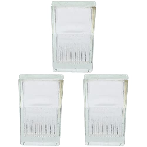 VILLCASE 3 Pcs Glass Staining Jar Dispenser Container 9-slide Glass ...