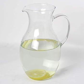 Amazon.com | Small Glass Pitcher 18 ounces - 6" High. Child Sized ...