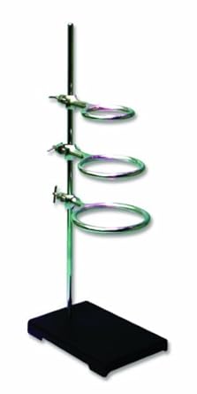 Frey Scientific 574107 4 Piece Ring Stand Set: Science Lab Education ...