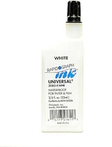 Amazon.com: Universal Rapidograph Waterproof Ink (White)